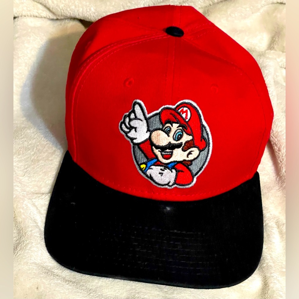 Super Mario Official Nintendo Original Snapback Hat B… - Gem